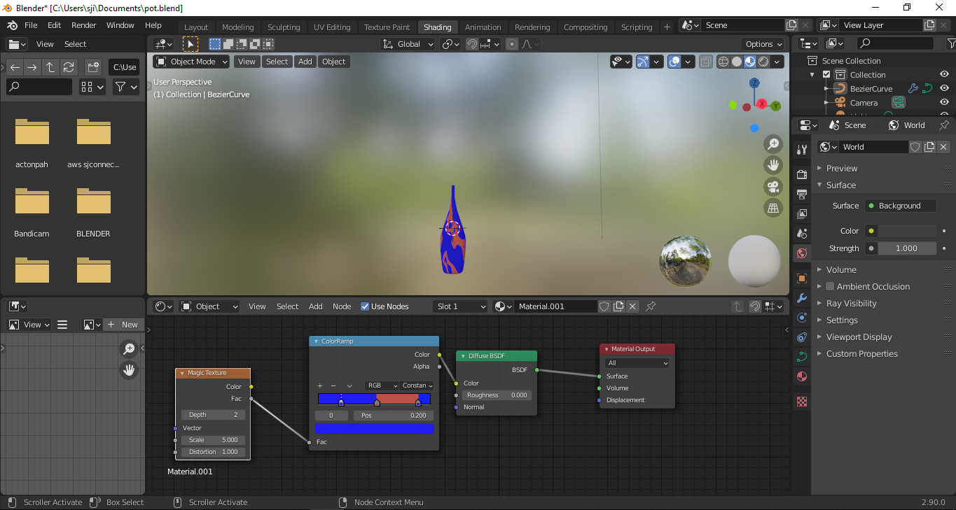 Using Curves to Create Vases in Blender 3D | SJ Innovation LLC